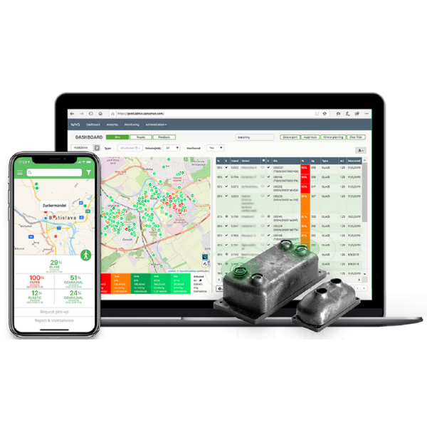 Smart Bins - Waste Level Monitoring - Simply Unified