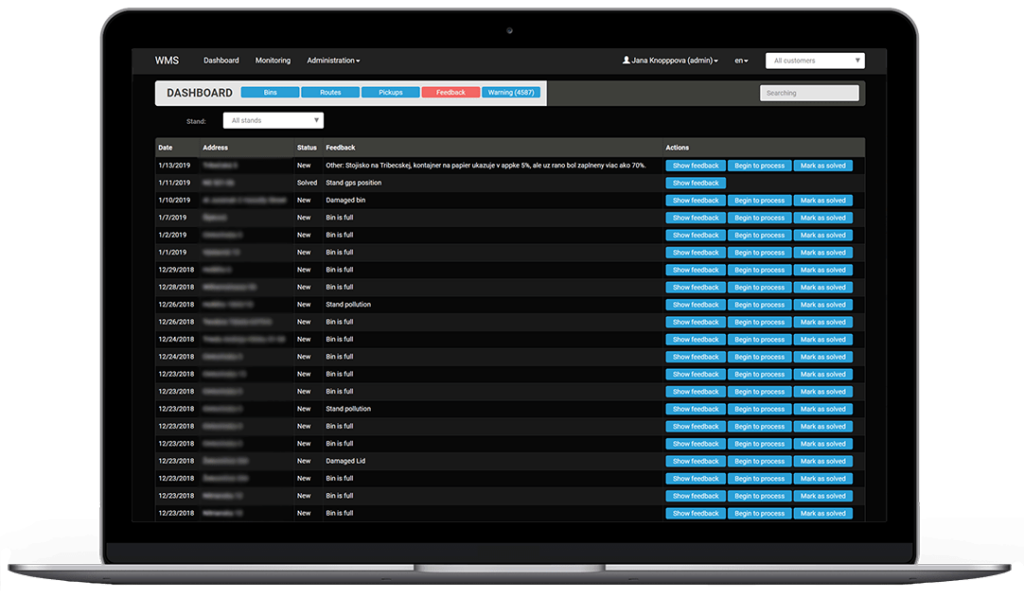 Smart Bins - Waste Level Monitoring - New - Simply Unified